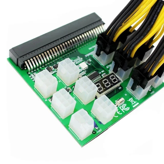 GPU PSU POWER Module 6Pin to 8Pin Cable Server Card Conversion Breakout ...