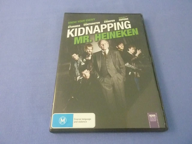KIDNAPPING MR HEINEKEN DVD Jim Sturgess Sam Worthington Anthony Hopkins ...