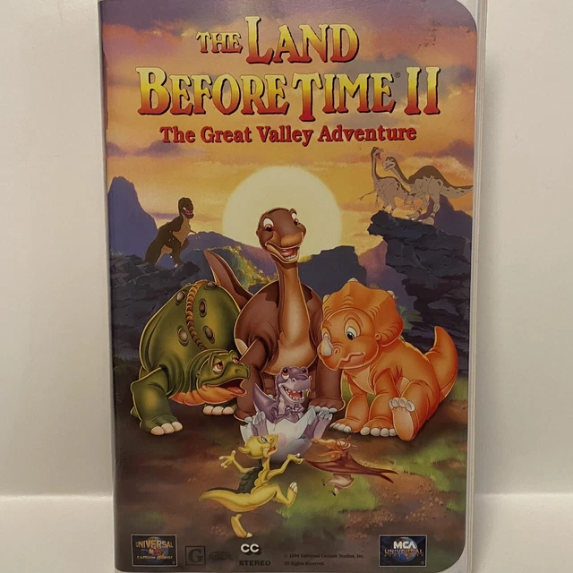 THE LAND BEFORE Time II Great Valley Adventure VHS 1994 Clamshell ...