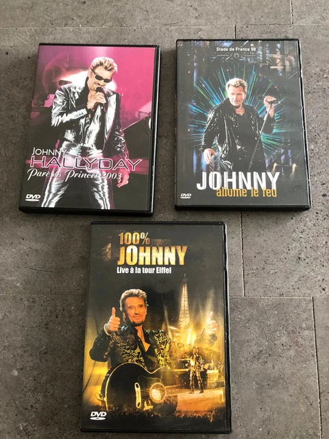 LOT DE DVD johnny hallyday EUR 25,00 - PicClick FR