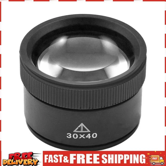 30X HD MAGNIFYING Glass Portable Handheld Loupe Lens Jeweler Watch ...