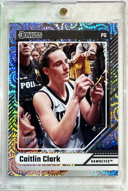 2024 PANINI CAITLIN Clark Collection Donruss #7 Vortex Foil -#50/399 ...