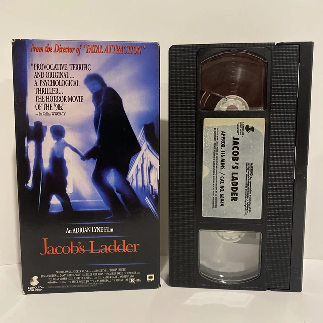 JACOBS LADDER (VHS 1994 Carolco) Horror Tim Robbins $14.99 - PicClick CA