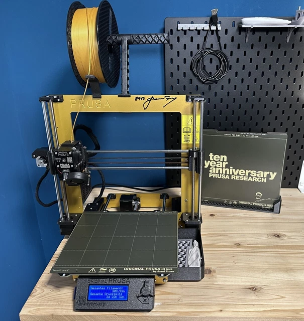 ORIGINAL PRUSA I3 MK3S+ 10th Anniversary Edition 3D Drucker, sehr guter ...