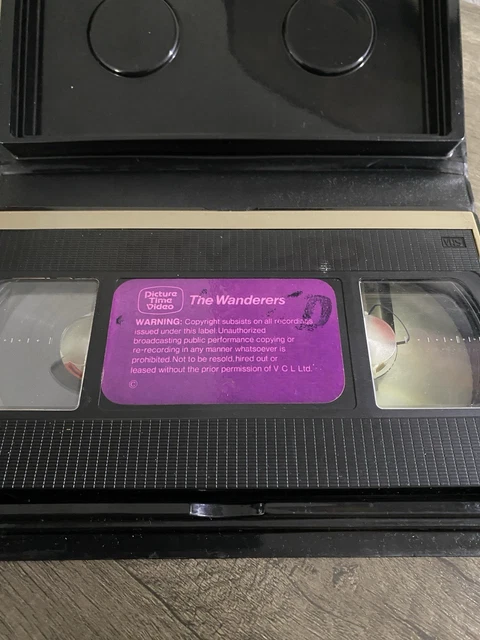 THE WANDERERS EX Rental Pre-Cert VHS Big Box 1980 First Release ...