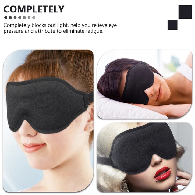 MEMORY COTTON SLEEP Eye Mask Comfortable Blindfold Shading Sleeping Eye ...