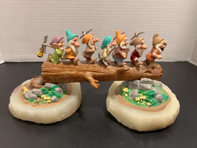 Disney Ron Lee Heigh Ho Seven Dwarfs Limited Edition Of 350 Figurine