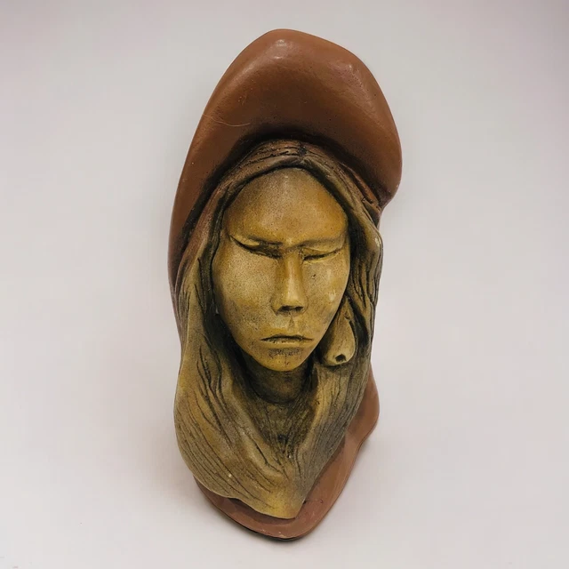 THOMAS B MARACLE Sculpture Woman Mother Indigenous Native North ...