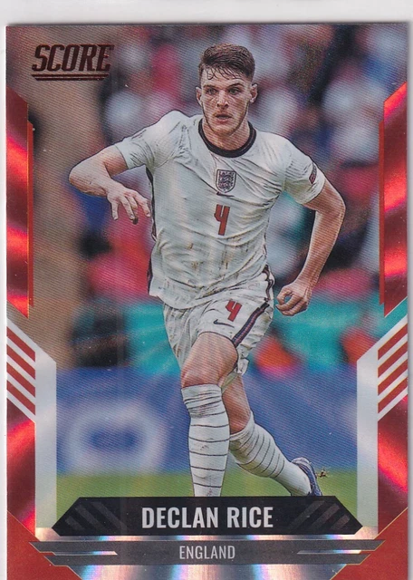 PANINI FIFA SCORE 2021-22 Soccer Carte Mappa No. 74 Declan Rice Rosso ...