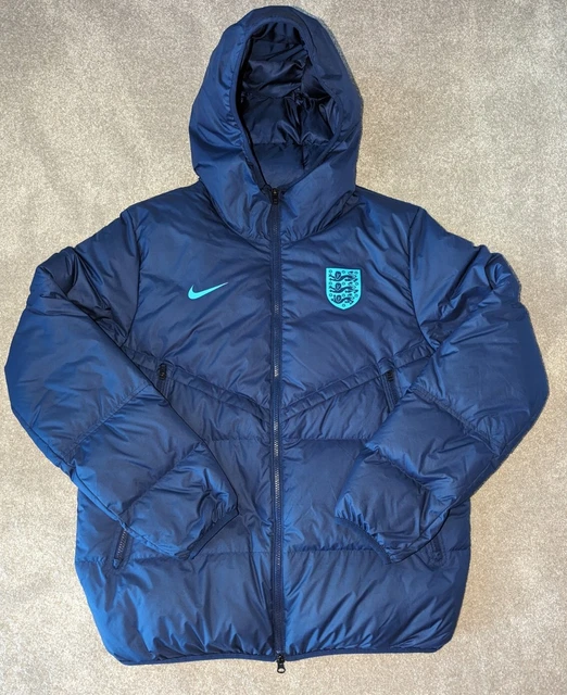 OFFICIAL NIKE MENS England National Football Puffer Jacket - Large Mens ...