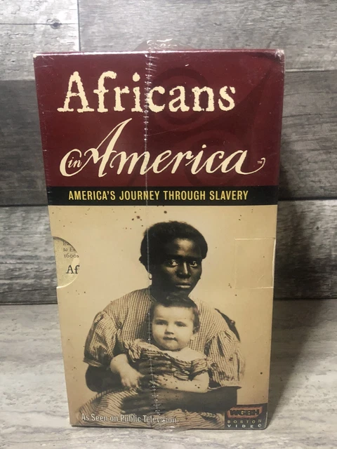 AFRICANS IN AMERICA History of Slavery documentary 4-VHS set 1450-1865 ...