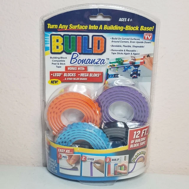 BUILD BANANZA BLOCKS 12 Ft Building Block Tape Building-block Base £12. ...