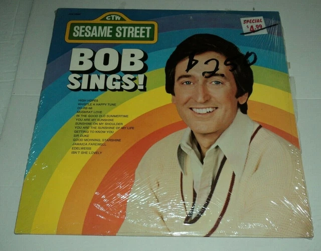SESAME STREET BOB SINGS! LP Record 1980s $5.57 - PicClick CA