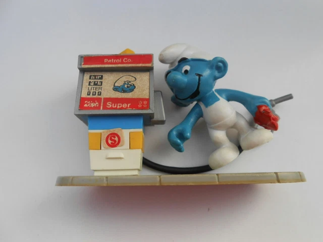 40080 SCHTROUMPF STATION service smurf schlumpf puffo variante essence ...