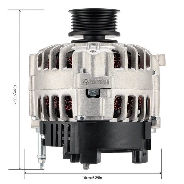 LICHTMASCHINE GENERATOR 120A Für Vw Transporter T4 Bus Kasten 2.5 Tdi ...