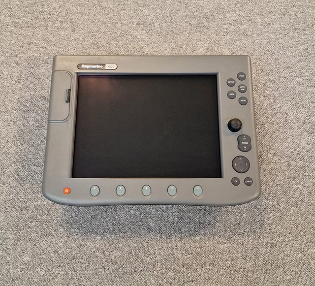 RAYMARINE C120 GPS Chartplotter Radar Multi-Function Display Tested ...