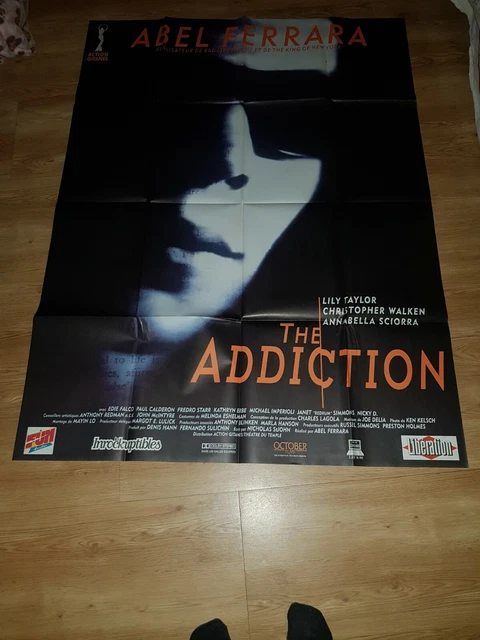 AFFICHE DE CINÉMA d'époque du film: THE ADDICTION de 1995 (120x160cm ...