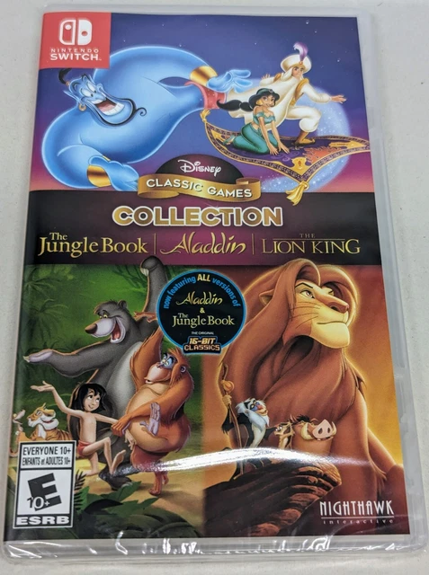 DISNEY CLASSIC GAMES Collection Aladdin, Jungle Book + Lion K (Switch ...