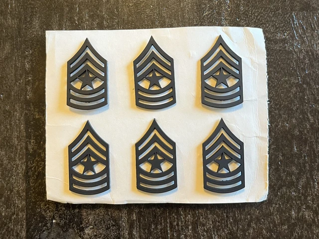 AGSU U.S. ARMY E9 Command Sergeant Major Chevron Sew On Rank Female ...