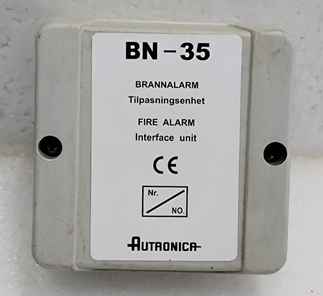 AUTRONICA BN-35 FIRE Alarm Interface Unit £176.17 - PicClick UK
