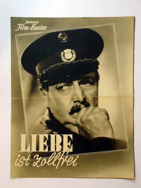 LIEBE IST ZOLLFREI - Illustr. Film-Kurier - BFK 3187 ungelocht (15/7 ...