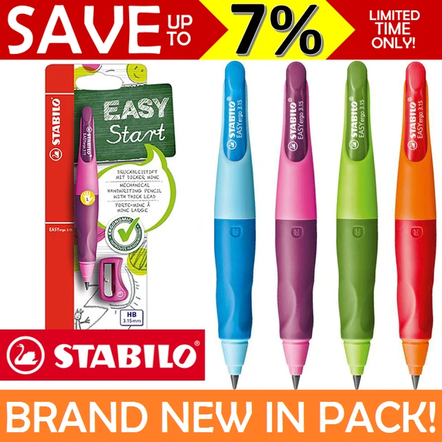 NEW STABILO EASY ERGO Starter Handwriting School Pencil Pacer Right ...