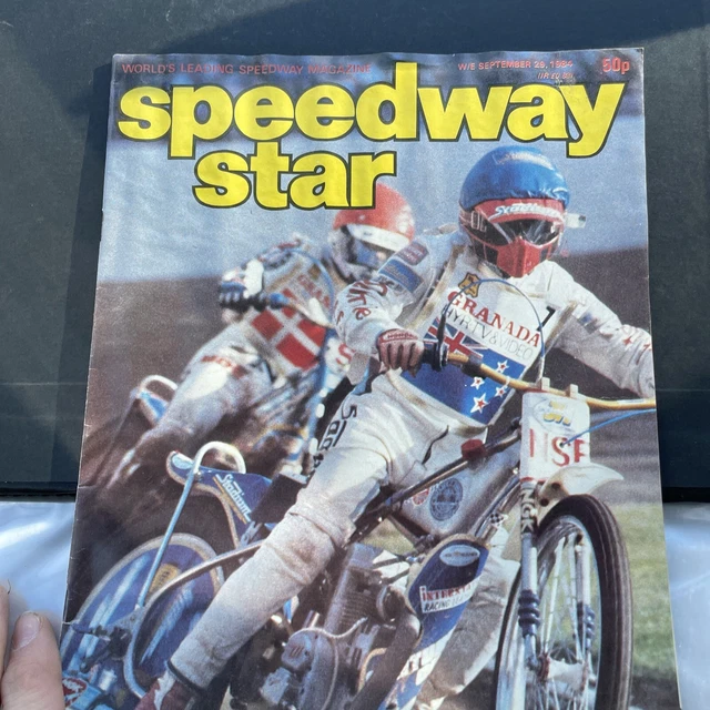 VINTAGE RETRO SPEEDWAY Star Race Magazine Junk 80s Motorcycle Motor ...