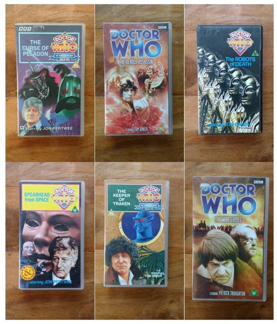 DOCTOR WHO CLASSIC BBC VHS Bundle; Various titles £4 - £7 each ...