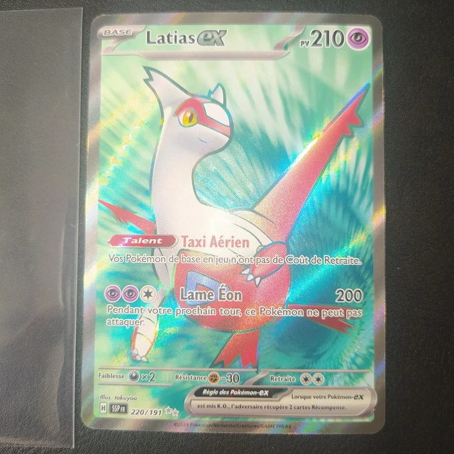 CARTE POKÉMON - Latias Ex 220/191 - Etincelles Déferlantes EV08 FR EUR ...