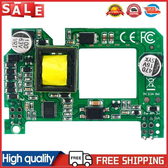 Ethernet Poe Power Supply Module Network Expansion Board For Raspberry Pi 4b3b £1404