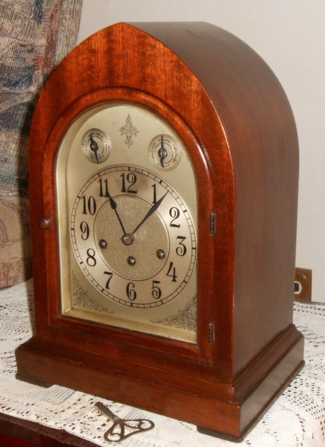 ANTIQUE SETH THOMAS Westminster Chime Cathedral Mantel Clock 113A Very ...