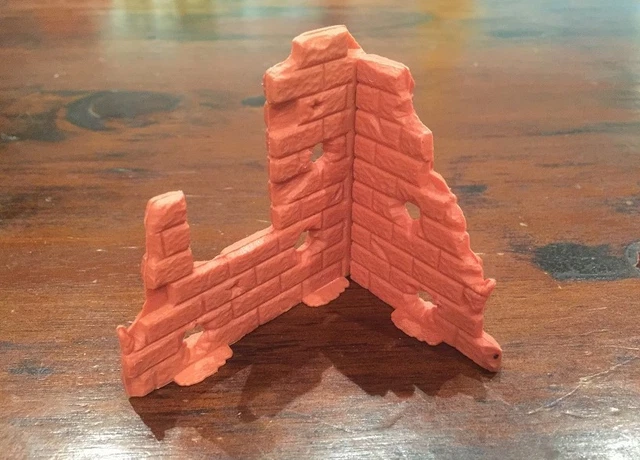 TIMPO TOYS ACCESSORIES - WW2 Bombed Building Corner/ Wall - 1970's $35. ...