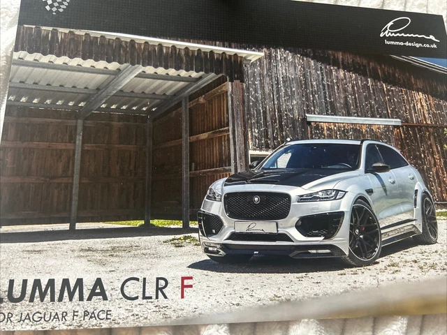 THE JAGUAR F Pace Lumma Styling Original Car Sales Information Brochure ...