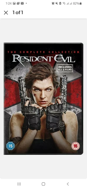 RESIDENT EVIL COMPLETE Collection Dvd Box Set New Sealed 1 2 3 4 5 6 ...