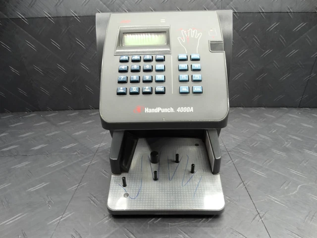 ADP HAND PUNCH Recognition Systems HP-4000A Biometric Employee Time ...