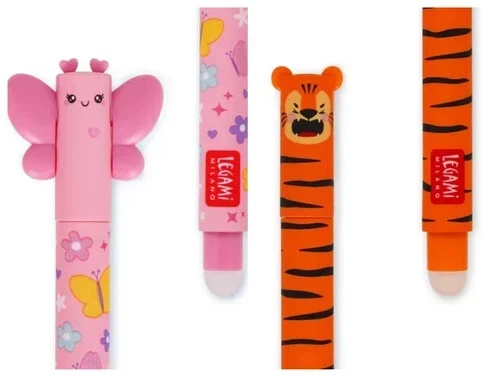 LEGAMI ERASABLE PEN new design 2025 - Butterfly and tiger - 2 pens FREE ...