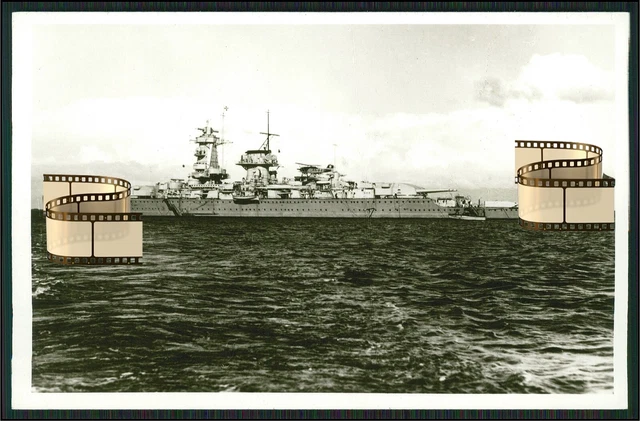 FOTO AK PANZERSCHIFF - Admiral Graf Spee - Kriegsschiff deutsche Marine ...