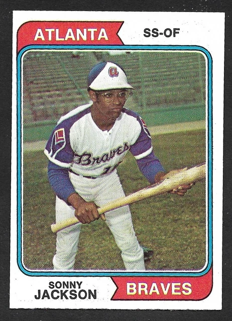 1974 TOPPS #591 Sonny Jackson ATLANTA BRAVES EX-COMME NEUF + A EUR 1,66 ...