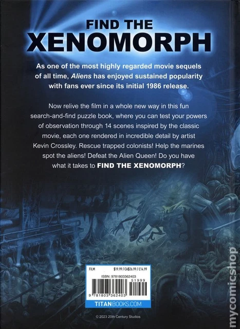 FIND THE XENOMORPH HC An Aliens Search and Find Book #1-1ST NM 2023 ...