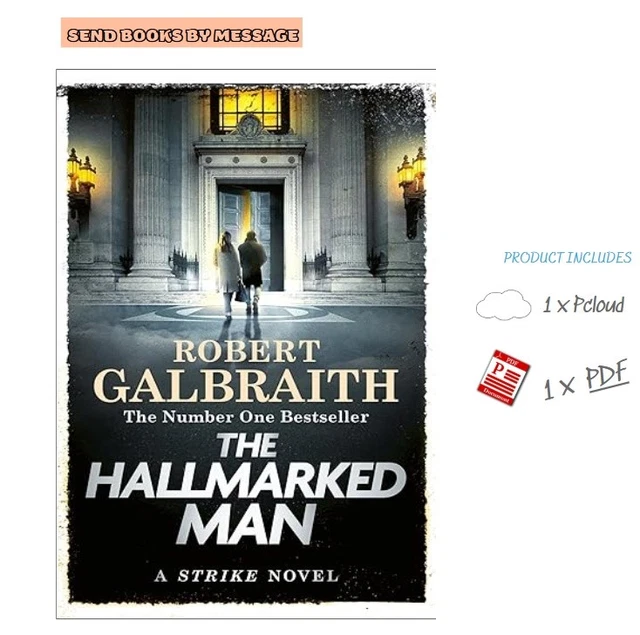 2025 THE HALLMARKED Man: Cormoran Strike Book 8 , Robert Galbraith £5. ...