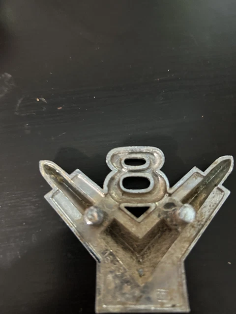 VINTAGE FORD V8 emblem 3"w by 2-1/4h $4.29 - PicClick CA