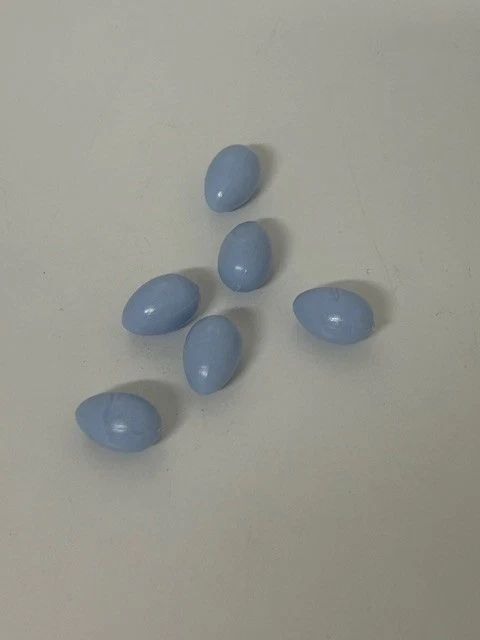 6 X BLUE budgie/ canary/ finch plastic dummy eggs (EGG PACK) $14.99 ...