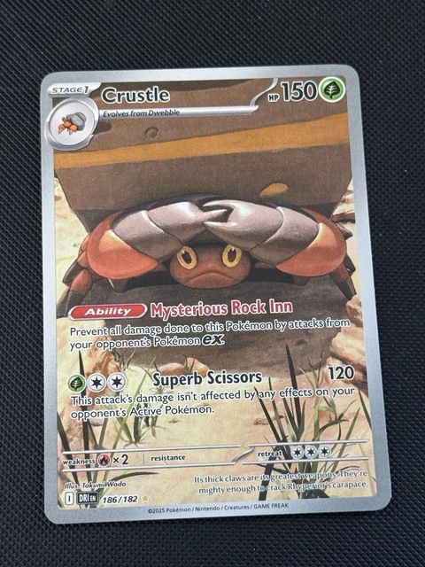 POKÉMON TCG - Crustle 186/182 Sv10: Destined Rivals Holo £0.73 ...