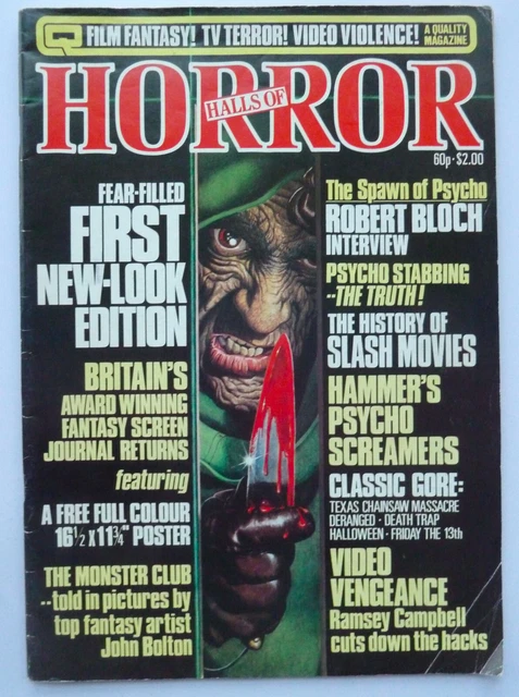 HALLS OF HORROR #25 - Horror Sci-Fi Movie Magazine 1983 FN- 5.5 £8.99 ...