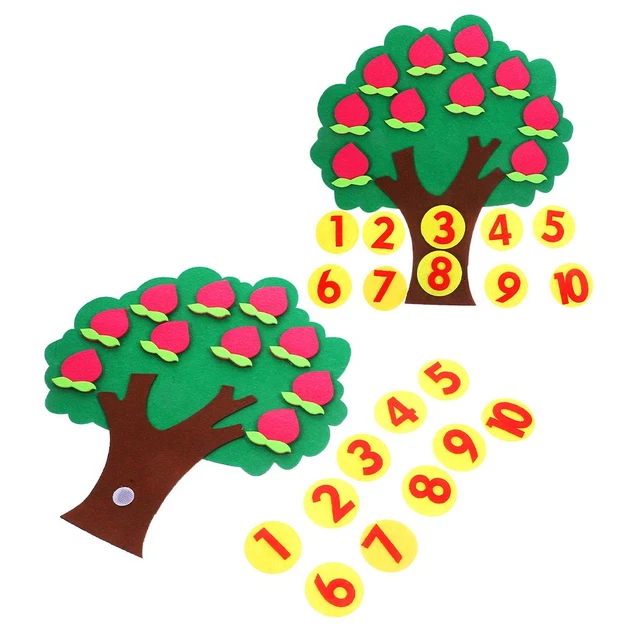 2 SETS APPLES Toys Bulletin Board Trees for Classroom Crafts Kids $23. ...