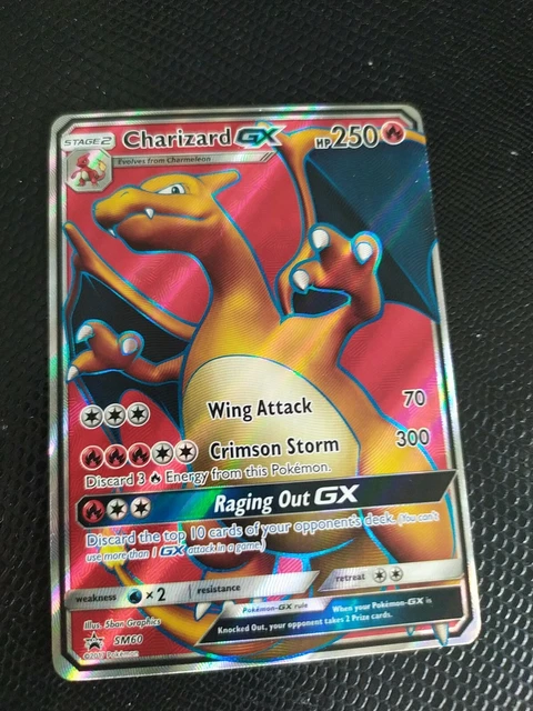 CHARIZARD GX - SM60 - Full Art Promo Pokemon Sun & Moon NM #1 $50.00 ...