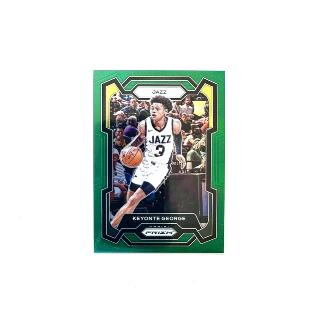 2023-24 KEYONTE GEORGE Panini Prizm 'Green' Rookie RC NBA Basketball ...