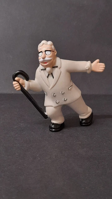 OFFICIAL RARE KFC COLONEL SANDERS (Recipe Book) PVC MAXX Figurine ...
