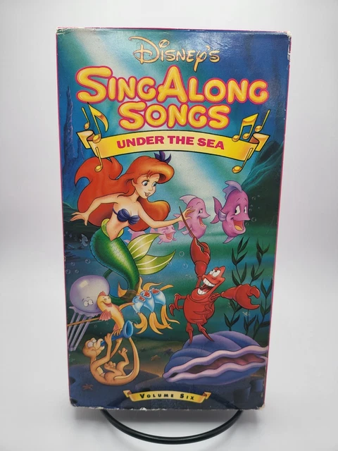 DISNEY SING ALONG Songs - The Little Mermaid: Under the Sea VHS 1990 ...