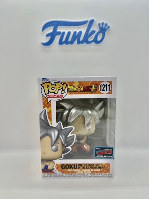 FUNKO POP DRAGON Ball Z Goku Ultra Instinct With Kamehameha 1211 Comic ...